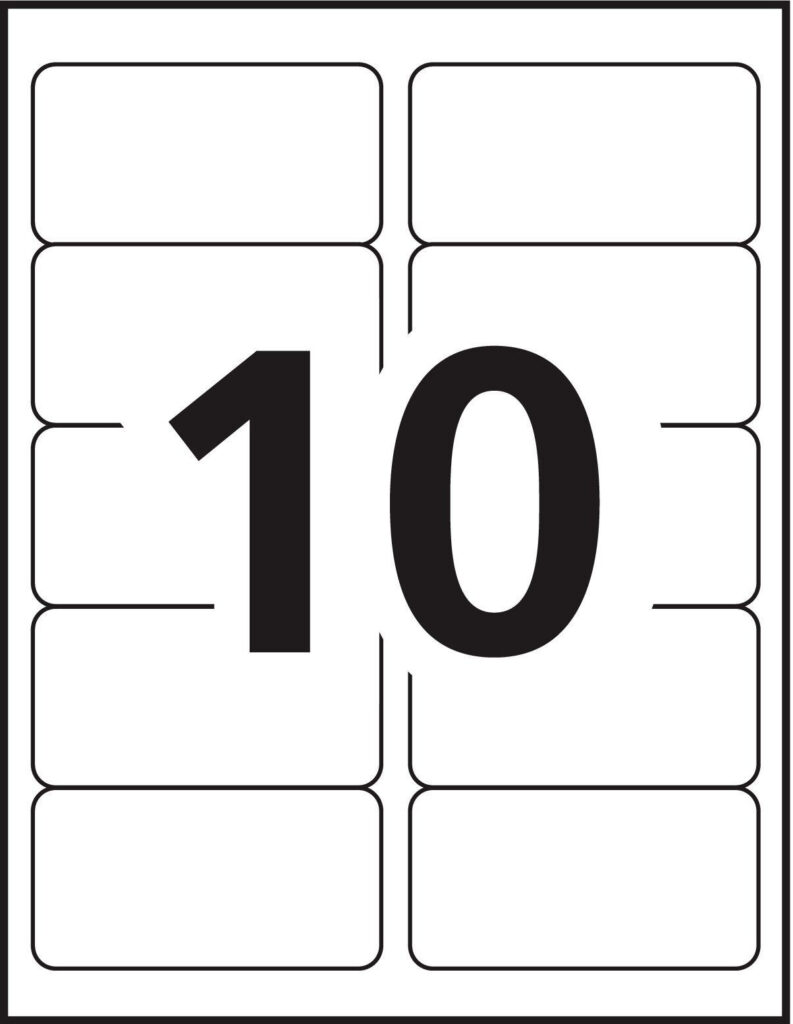 28 Avery Labels Template 5267 In 2020 Label Templates Free Label ...