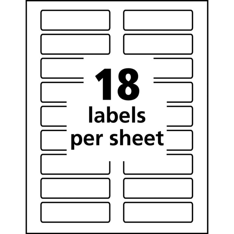 Avery Label 8066 Template | Printable Labels