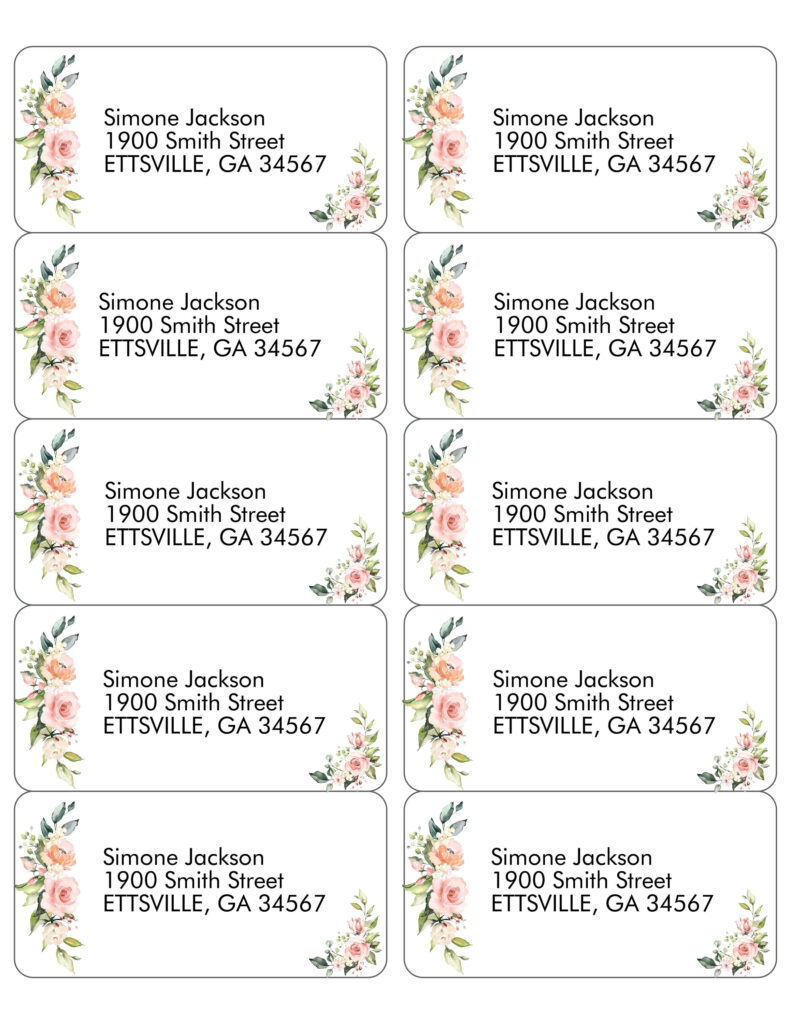 Free Address Label Design Templates Chevron Fever Free Printable ...