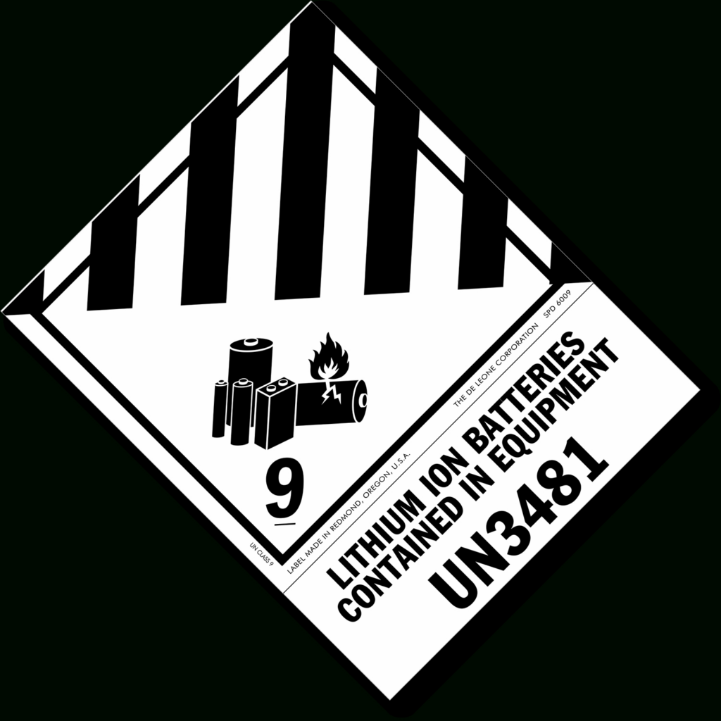 Un3481 Label Free Printable | Printable Labels
