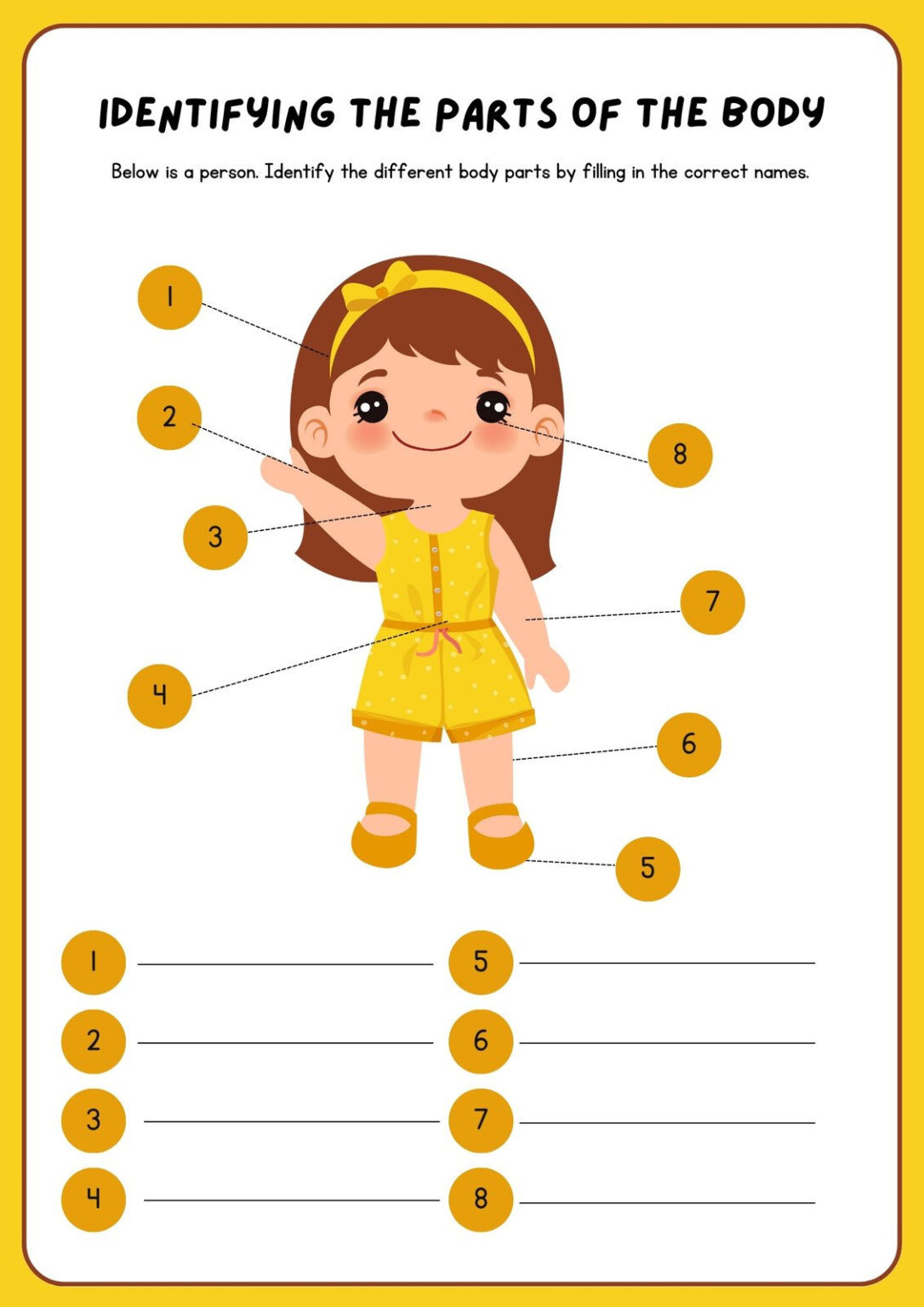 Free Printable Label Body Parts | Printable Labels
