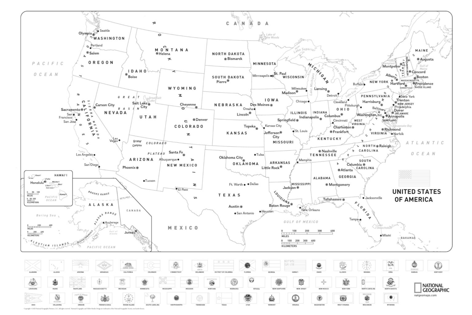 Printable World Map Coloring Page With Countries Labeled | Printable Labels