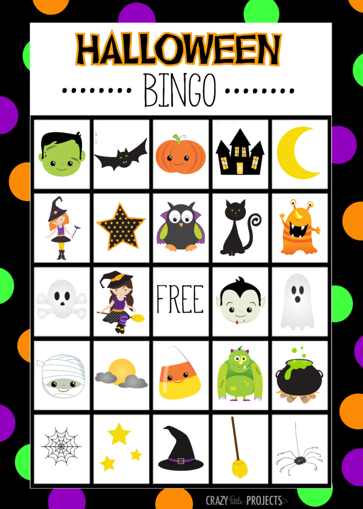 Free Printable Halloween Bingo Cards For 30 Players | Printable Labels
