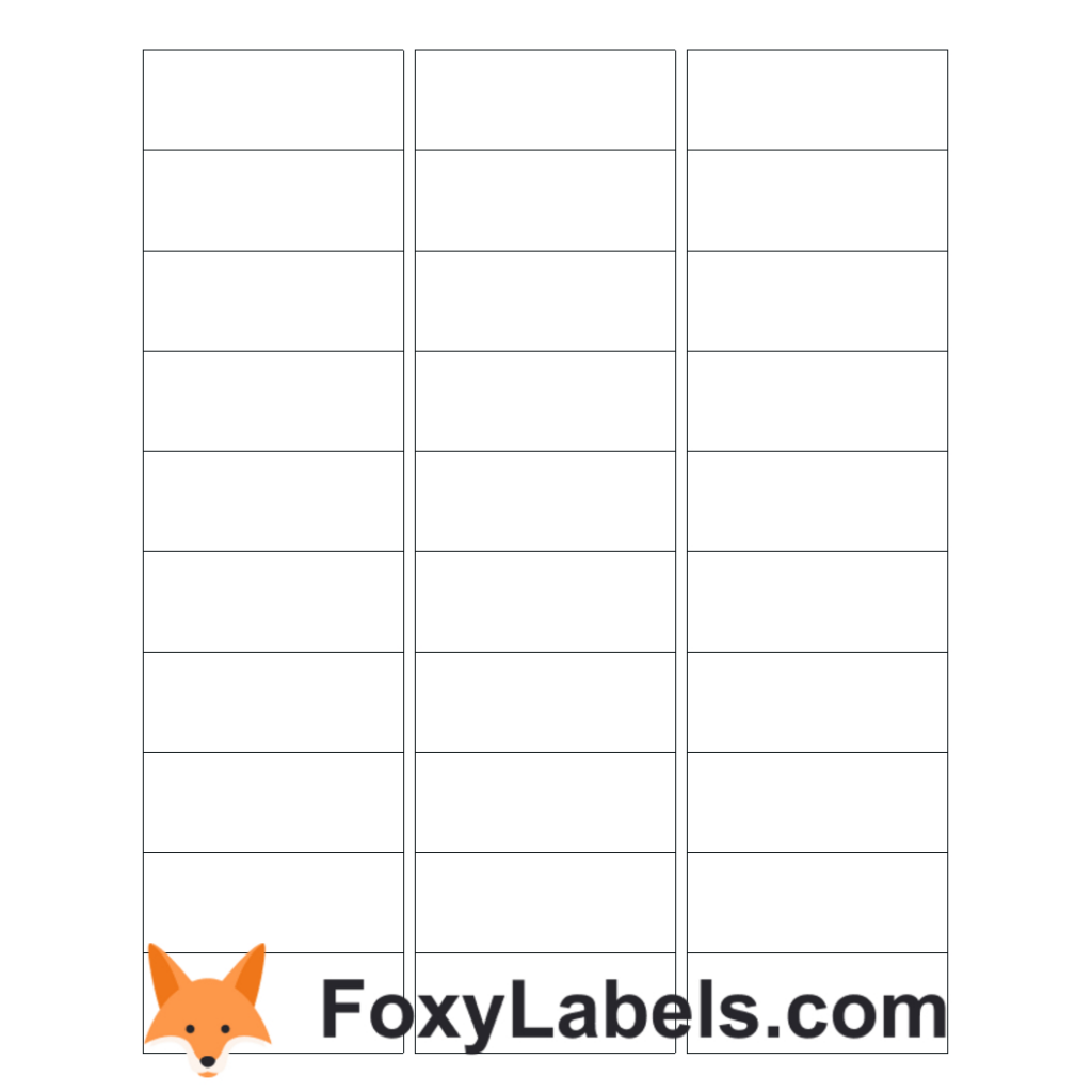 Google Docs Label Template Compatible With Avery® 5160 with Free ...