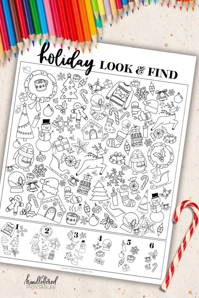 Free Printable Seek and Find | Printable Labels