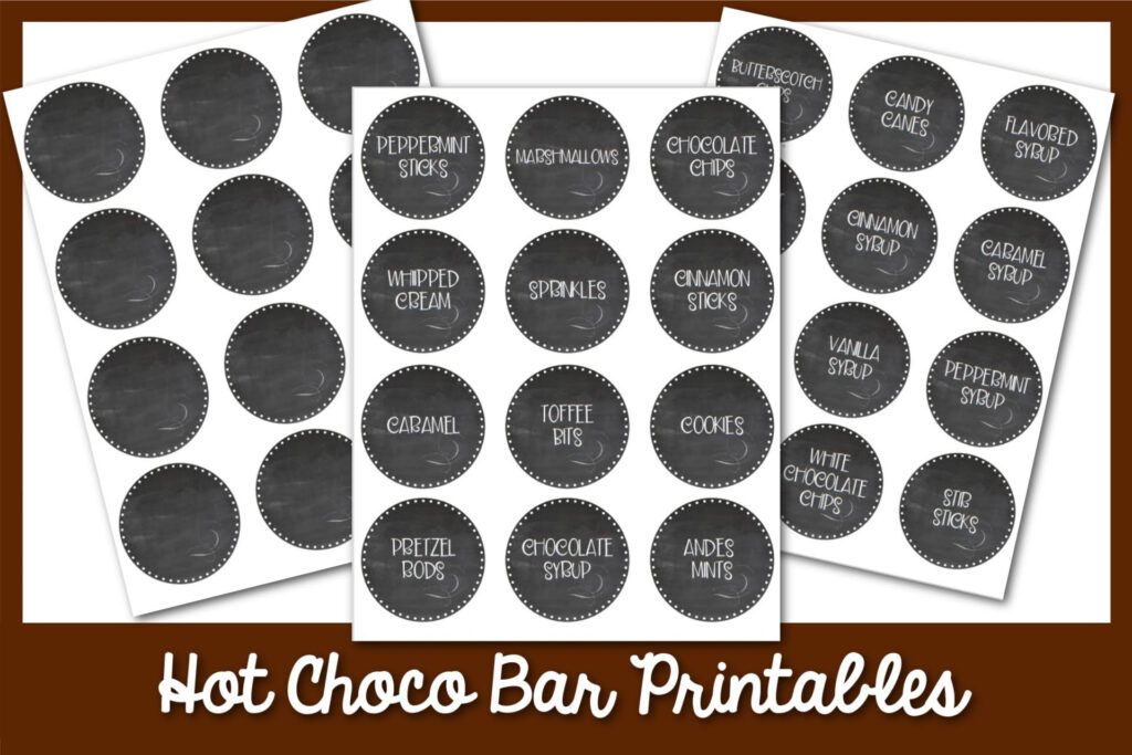 Free Printable Hot Cocoa Bar Labels | Printable Labels