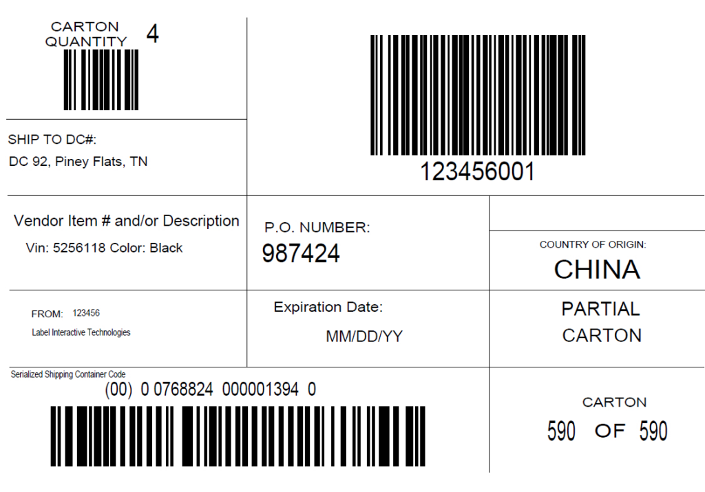 Qvc Return Label Printable | Printable Labels