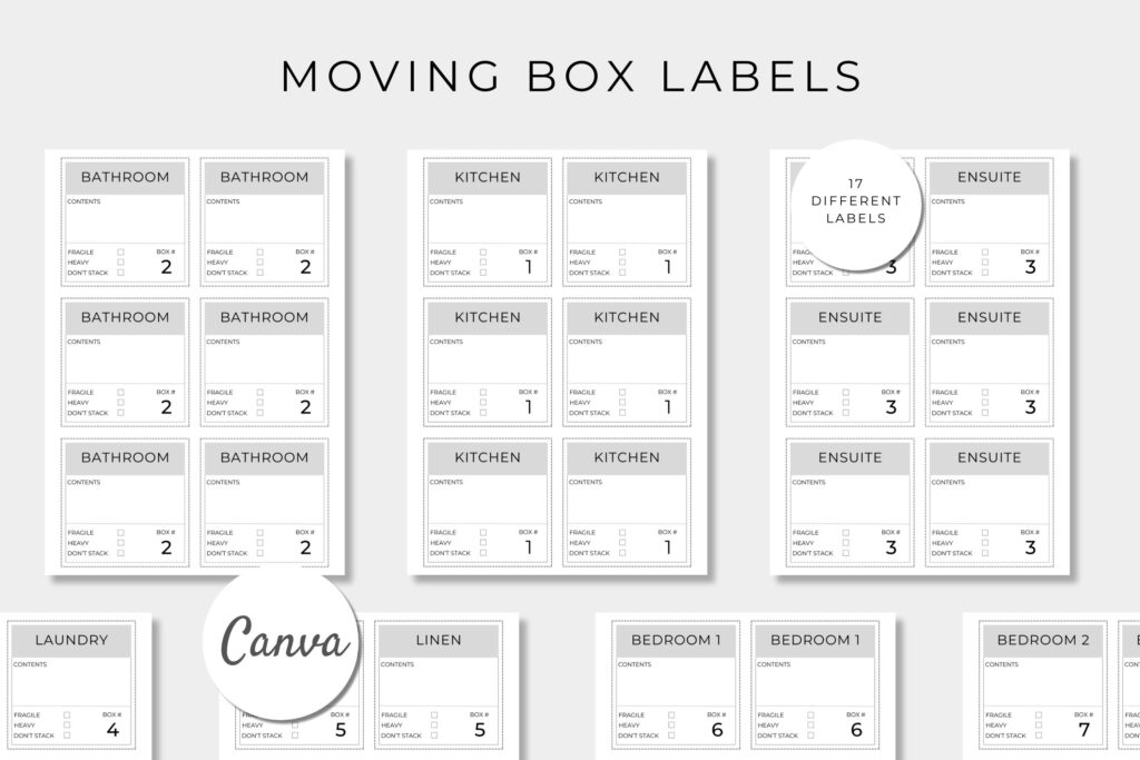 Printable Moving Labels For Boxes | Printable Labels