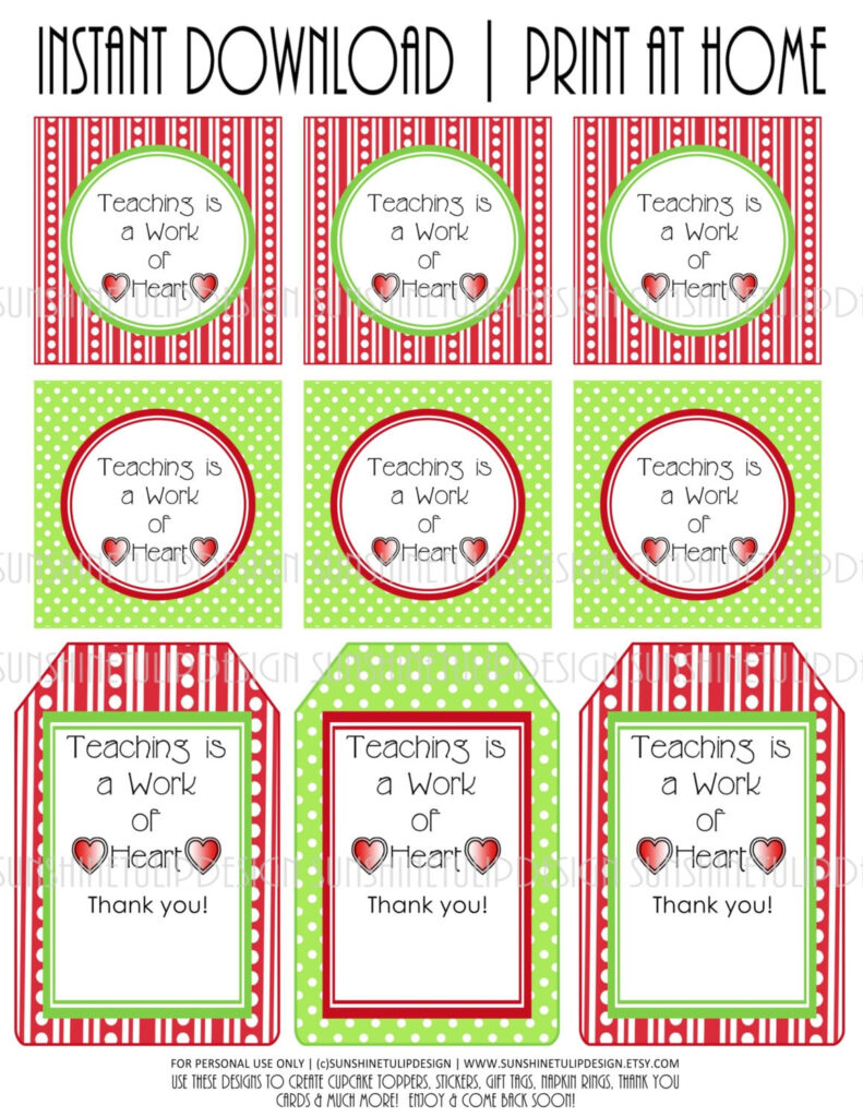 Free Printable Labels For Teacher Appreciation | Printable Labels