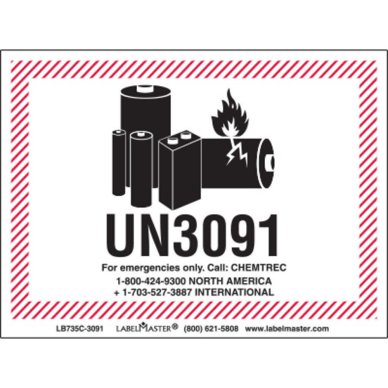 Class 9 Lithium Battery Label Printable | Printable Labels